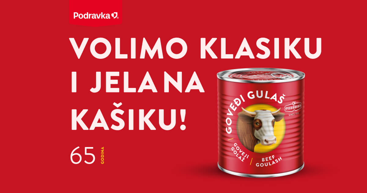 Podravka Gulaš - Volimo klasiku i jela na kašiku!